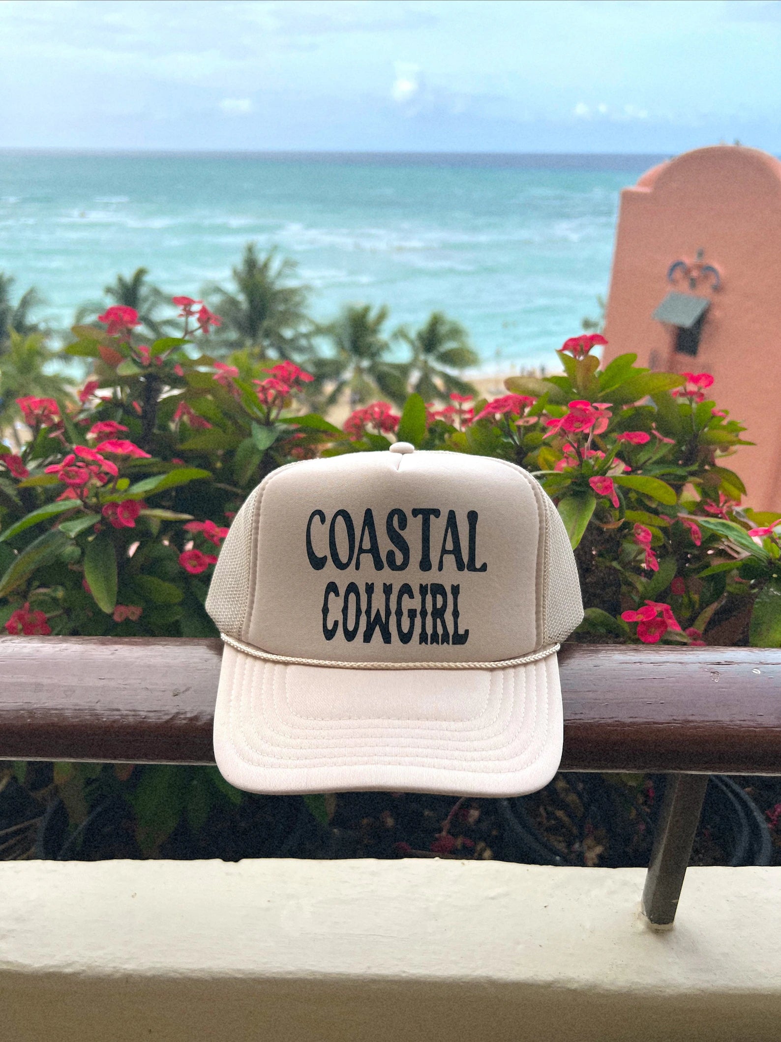 WS-Coastal Cowgirl Foam Trucker Hat – Ruby Moon
