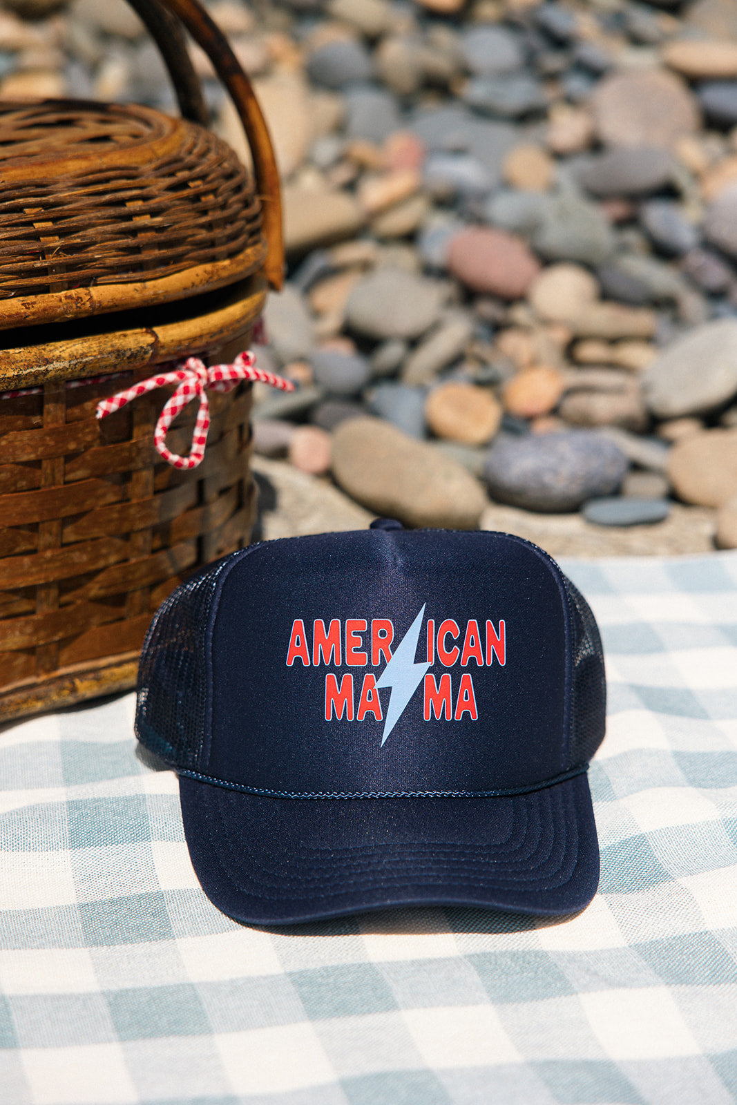 WS-American Mama- Foam Trucker Hat – Ruby Moon